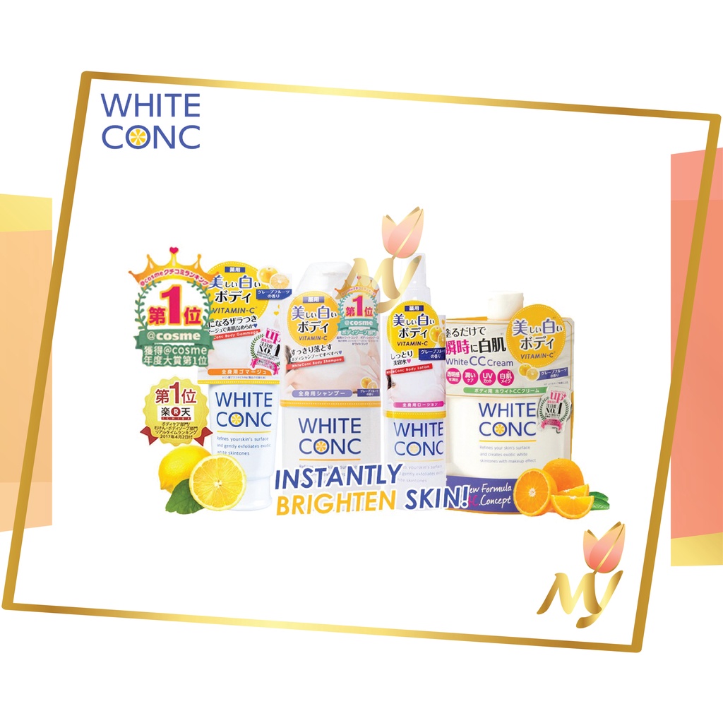 White Conc Body Shampoo / White CC Cream / Watery Cream / Body Lotion ...