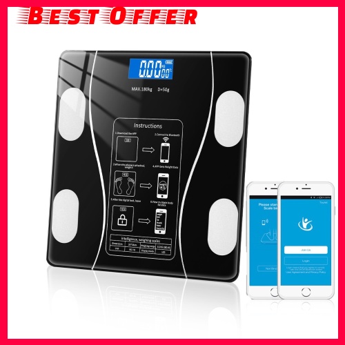 80 in 1 Smart Body Fat Analyser Weighing Device Digital Scale Android ...