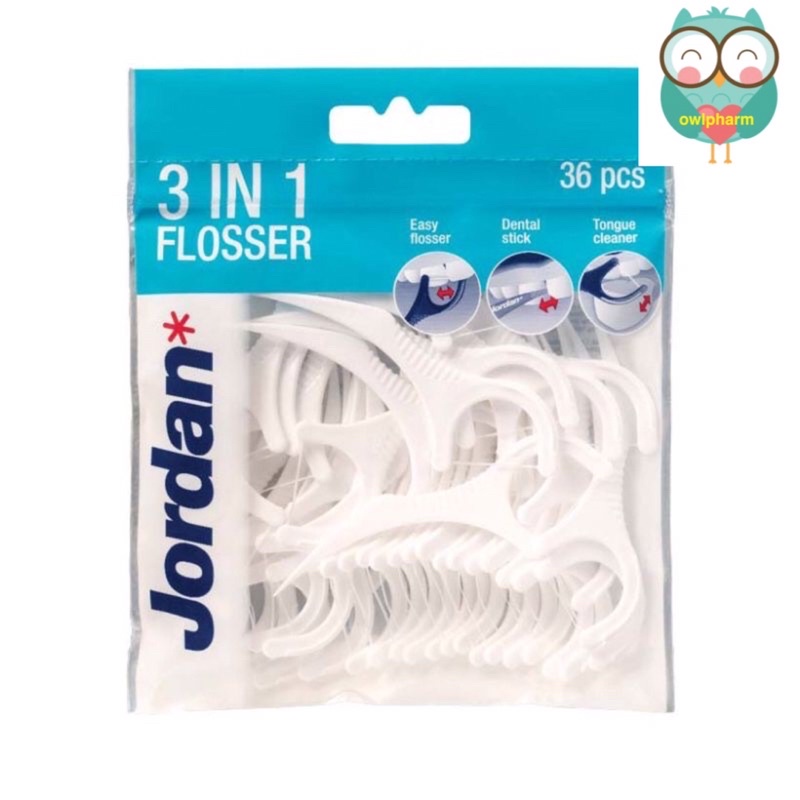 Jordan 3-in-1 Dental Flosser 36s FREE Travel Case (1pc) | Shopee Malaysia