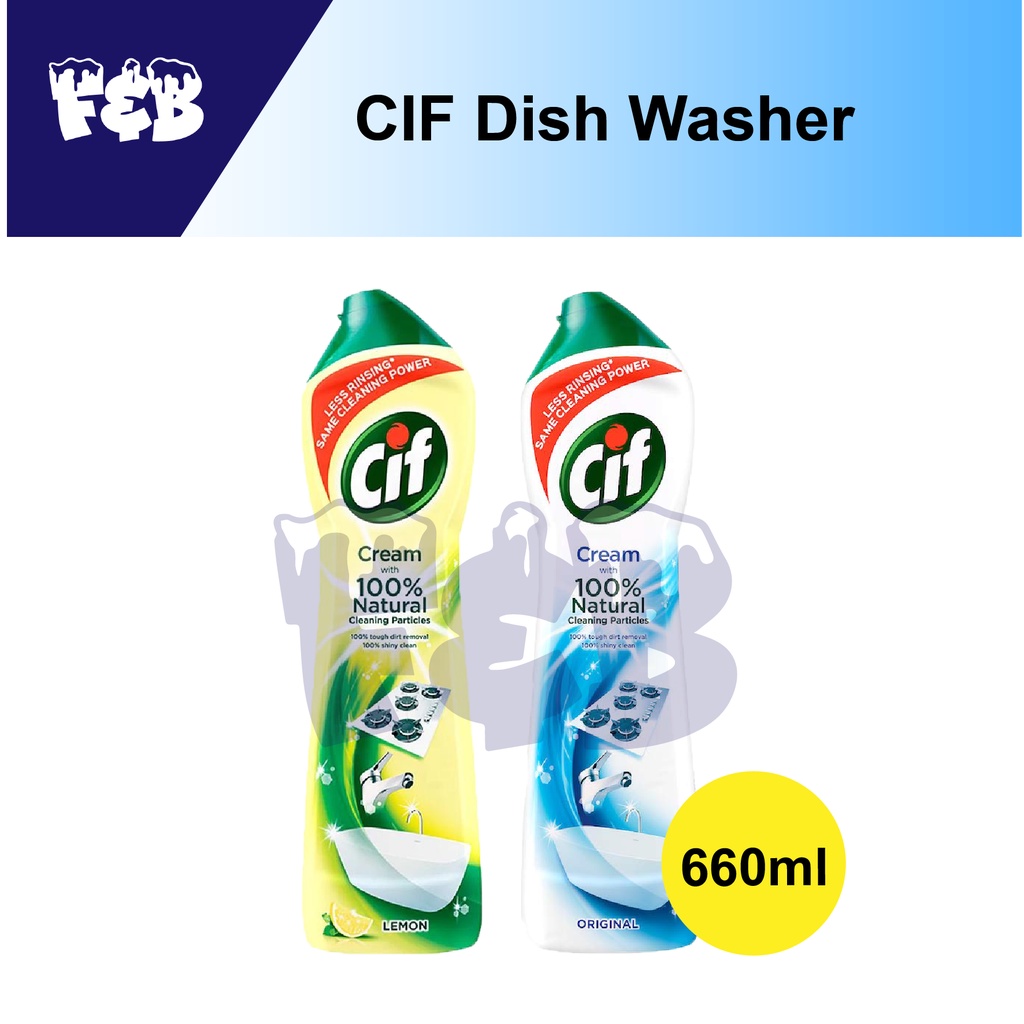 CIF Cream Multi-Surface Cleaner (Original & Lemon) 660ml | Shopee Malaysia