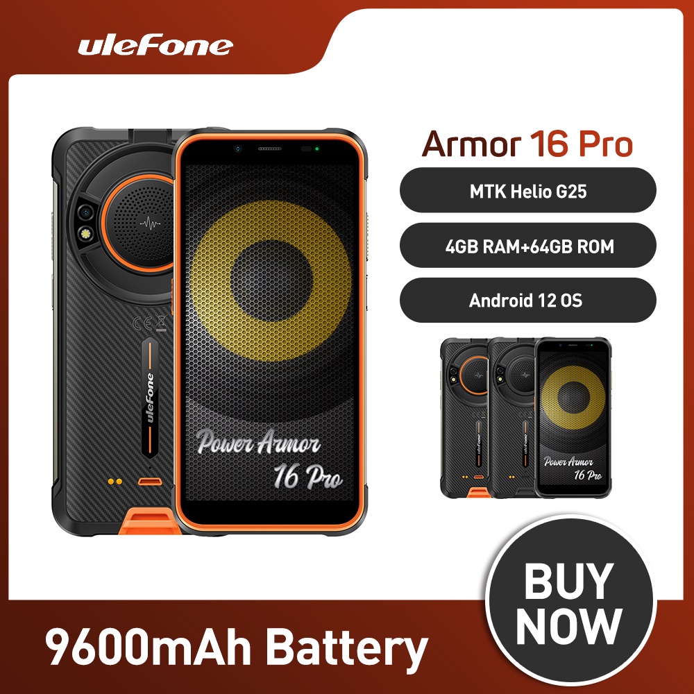 NEW Ulefone Power Armor 16 Pro Global Rugged Waterproof Smartphone 2.4G ...