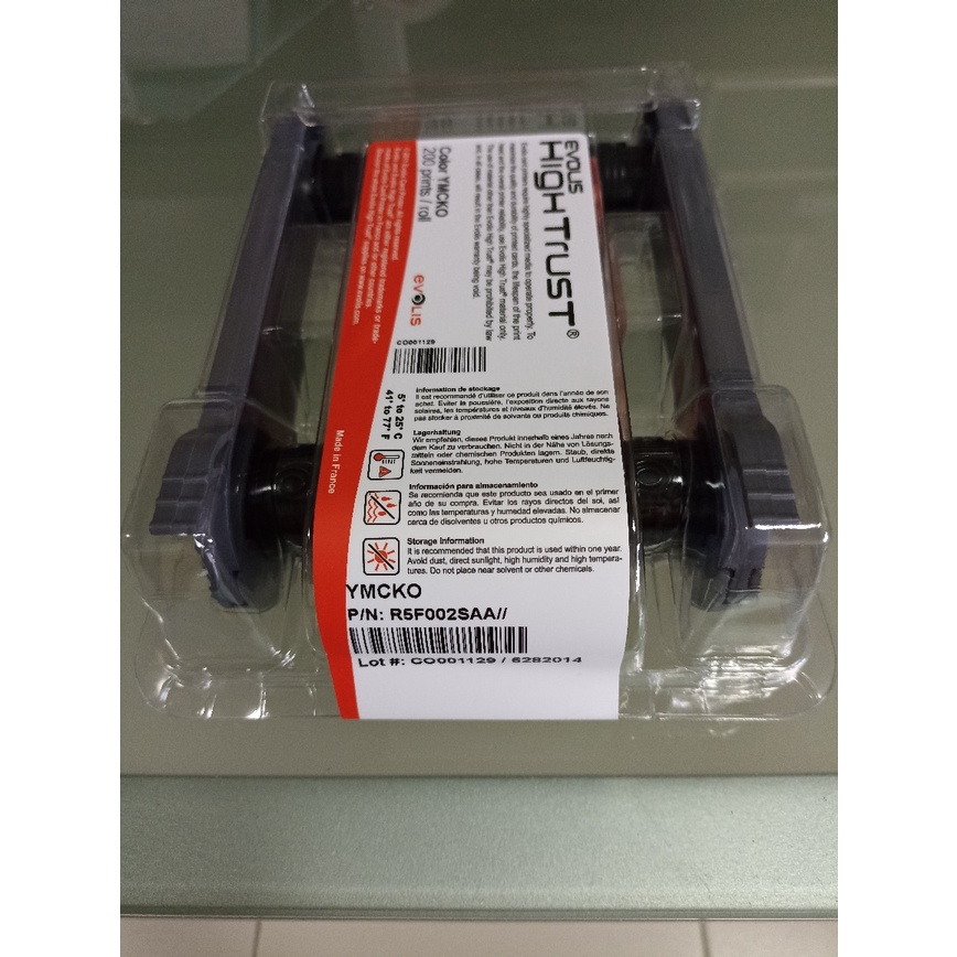 EVOLIS, New ORIGINAL "Chipless" Color Card Printer Ribbon, P/N ...