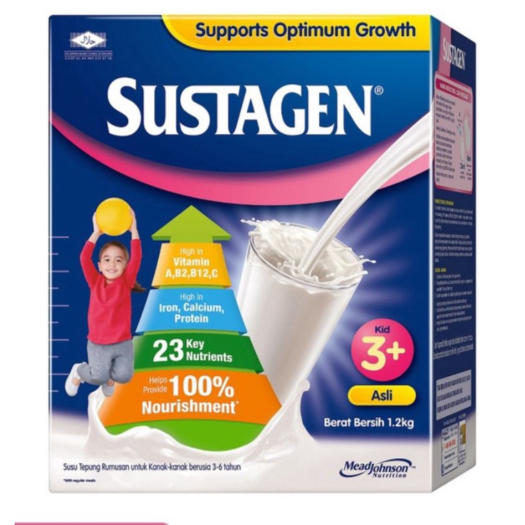 Sustagen 3+ kids 1.2kg (2 boxes x 600gm) | Shopee Malaysia