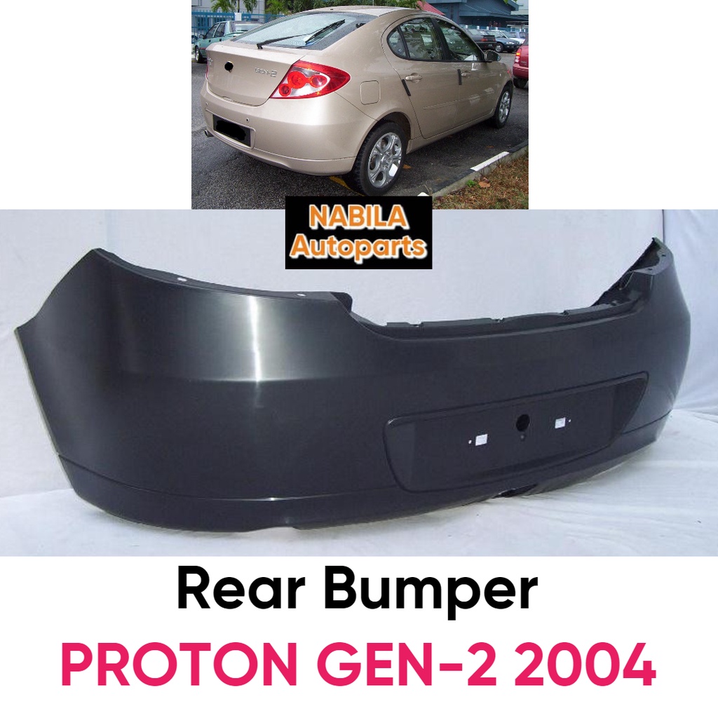 Proton Gen-2 2004 Rear Bumper | Shopee Malaysia