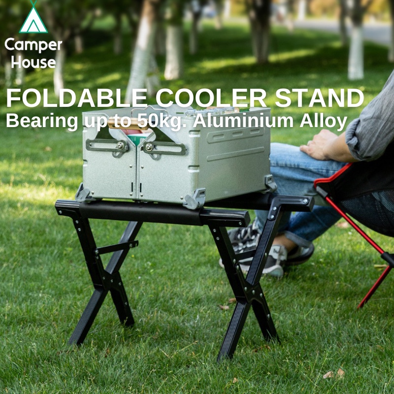 [Ready Stock] Camping Foldable Cooler Box Stand Aluminium Alloy Special ...