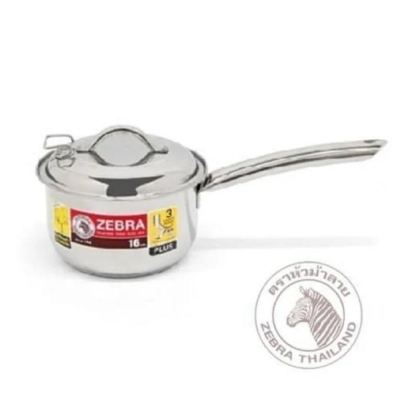 Original Zebra Stainless Steel Sauce Pan 16cm with Lid | Shopee Malaysia