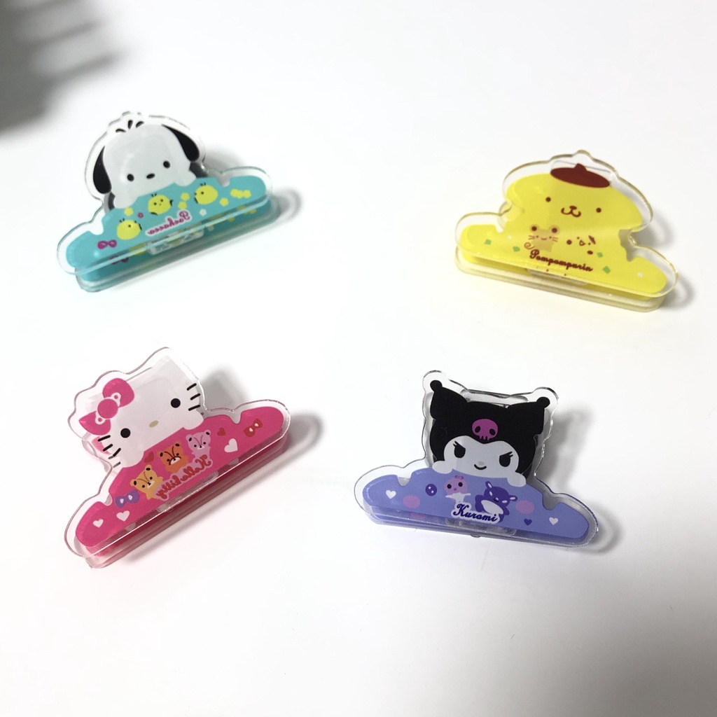 Cartoon Sanrio Double-Sided Note Clip PP Clip Cute Multi-Functional ...