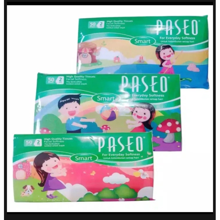 Tissue Paseo SMART Travel Pack 50 Sheets Tissue Tissue Facial Tissue ...