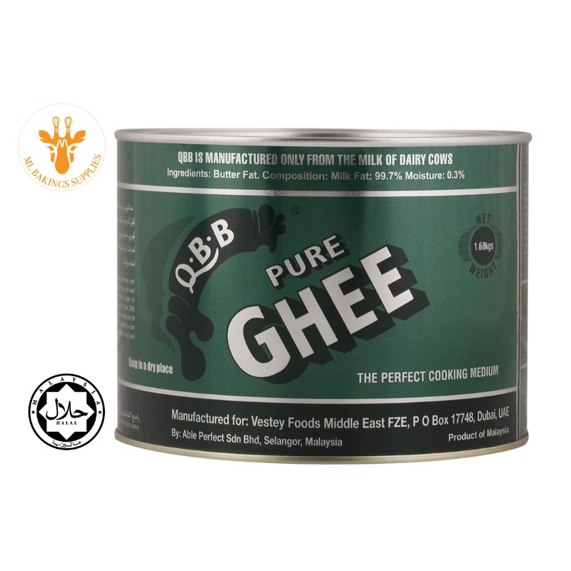 [READY STOCK] QBB Ghee / Q.B.B Pure Ghee / 1.6KG / Minyak Sapi / Ghee ...