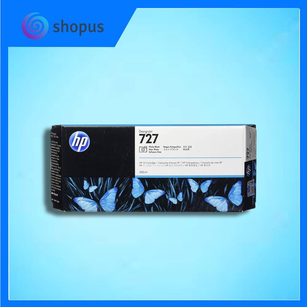 HP 727 300-ml Photo Black DesignJet Ink Cartridge (F9J79A) | Shopee ...
