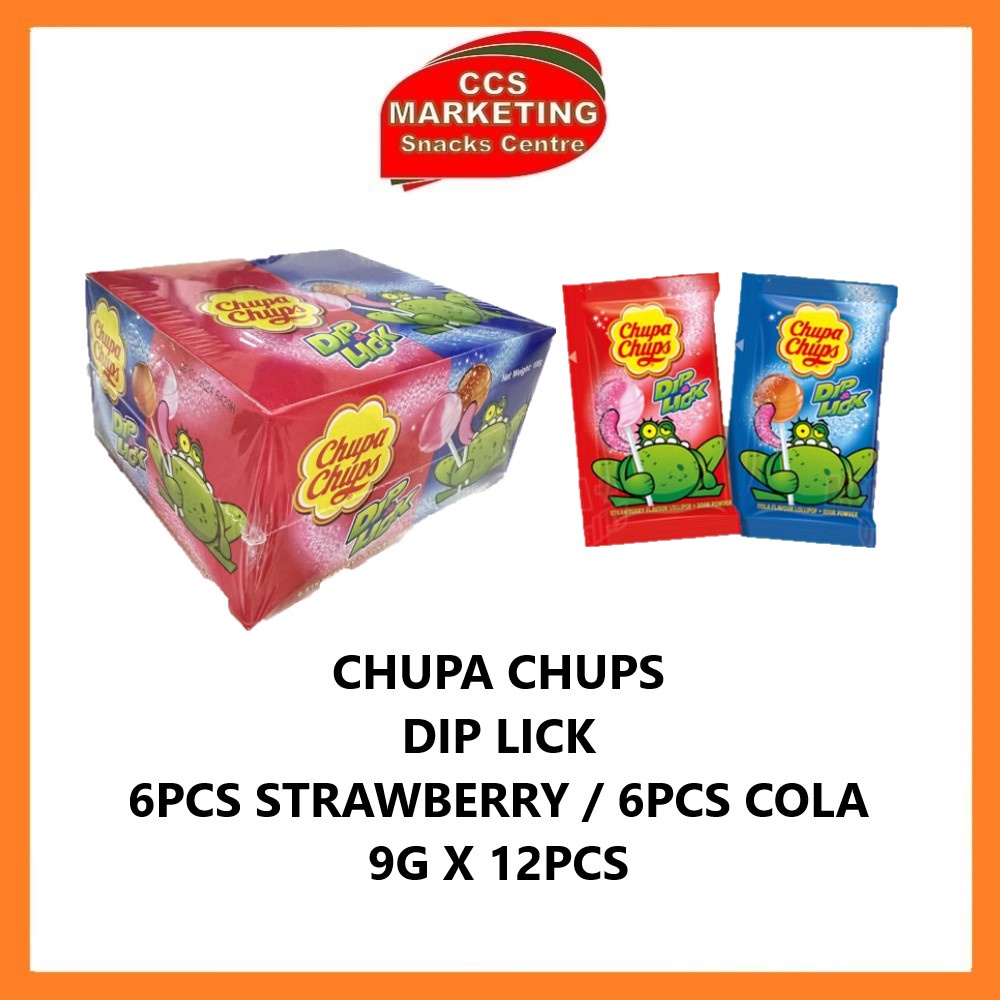CCS Chupa Chups Dip Lick ( 9g x 12pcs ) ( PRODUCT OF THAILAND) | Shopee Malaysia
