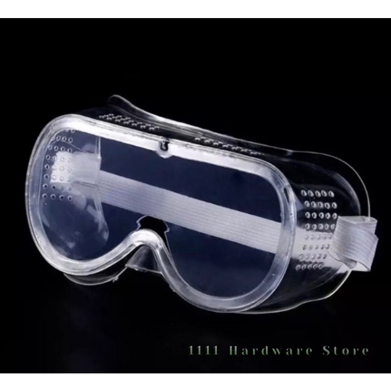 SAFETY GOGGLE ANTI IMPACT ANTI CHEMICAL SPLASH CLEAR EYE PROTECTION ...