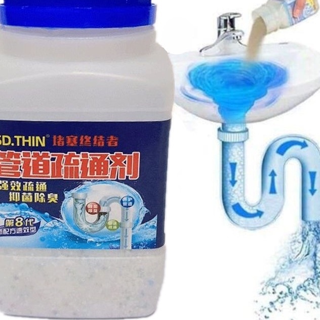 Serbuk Sink lubang tersumbat kelodak tandas bilik air mangkuk surau ...