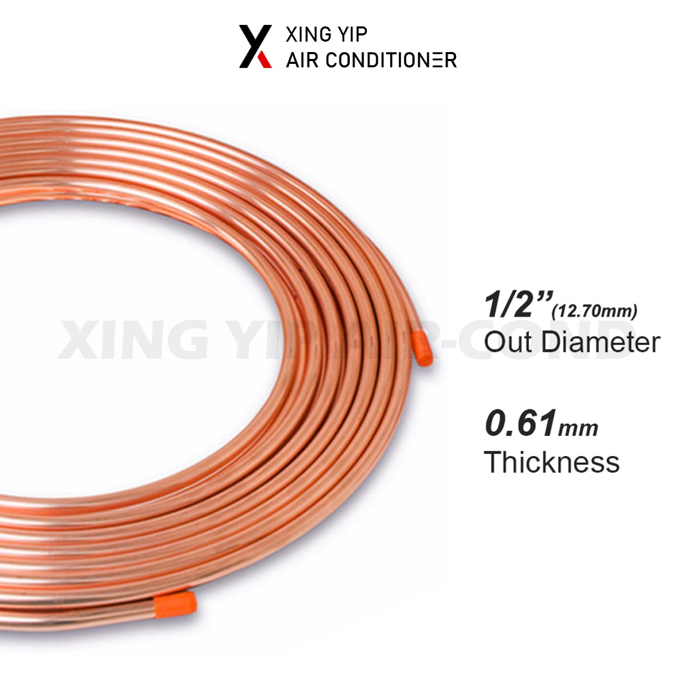 [Loose Cut / Feet] 100% Pure Copper Pipe / Copper Tube / Air Cond Pipe ...