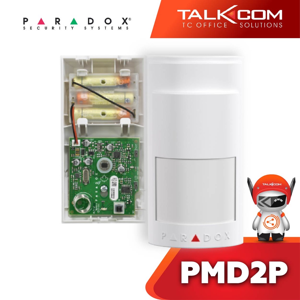 Paradox PMD2P Wireless PIR Motion Detector with Built-in Pet Immunity ...