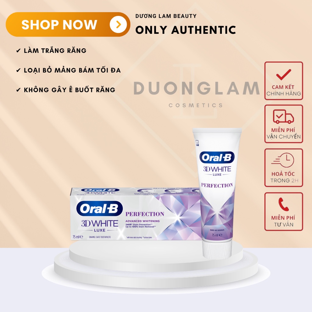 Oral B 3d white luxe perfection Toothpaste | Shopee Malaysia
