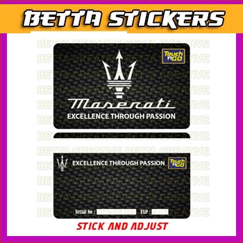 [ STICKER ONLY ] Touch & Go Sticker Front and Back - Model Maserati ...