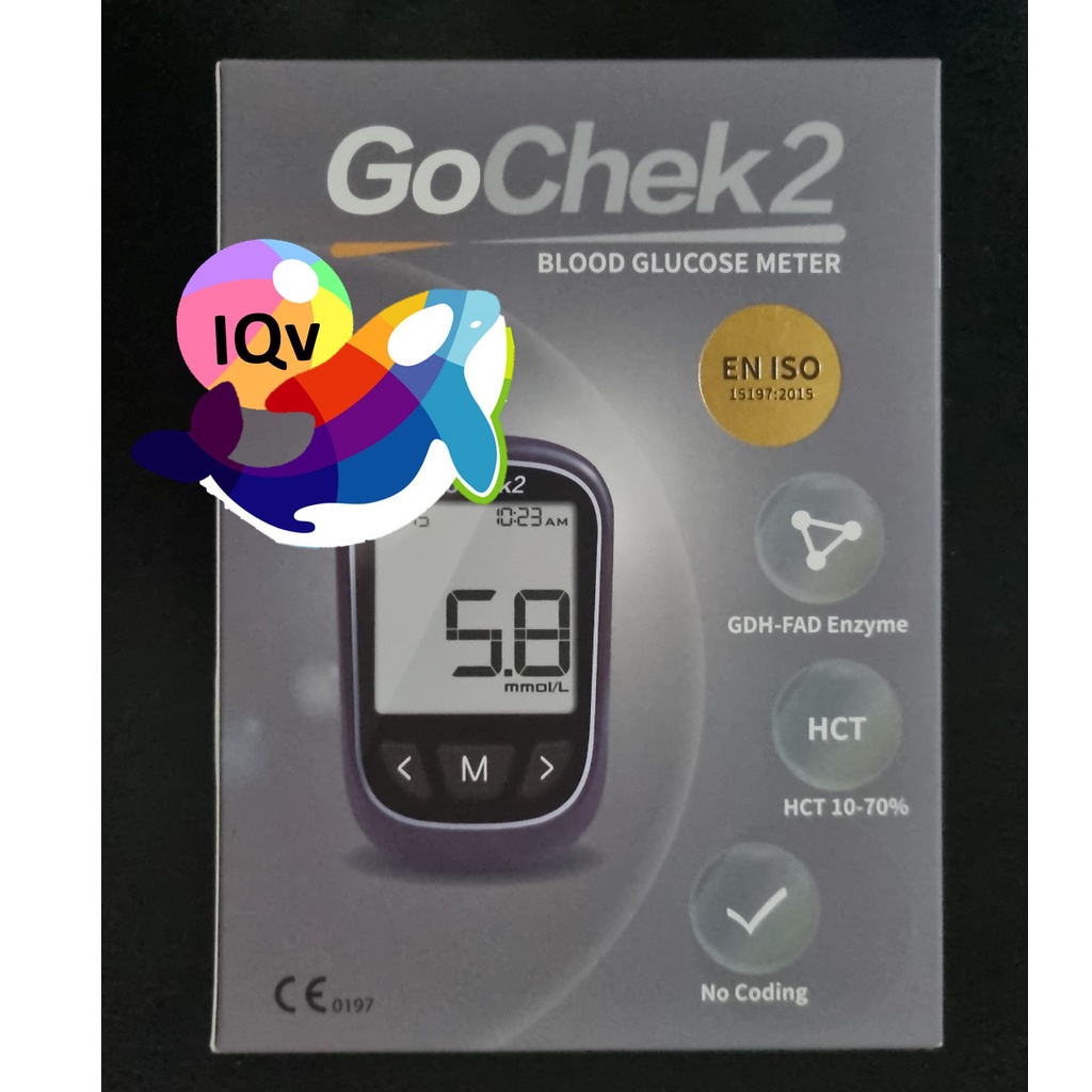 [Promo Price] Go Chek2 Blood sugar monitor full set + Free 25 test ...