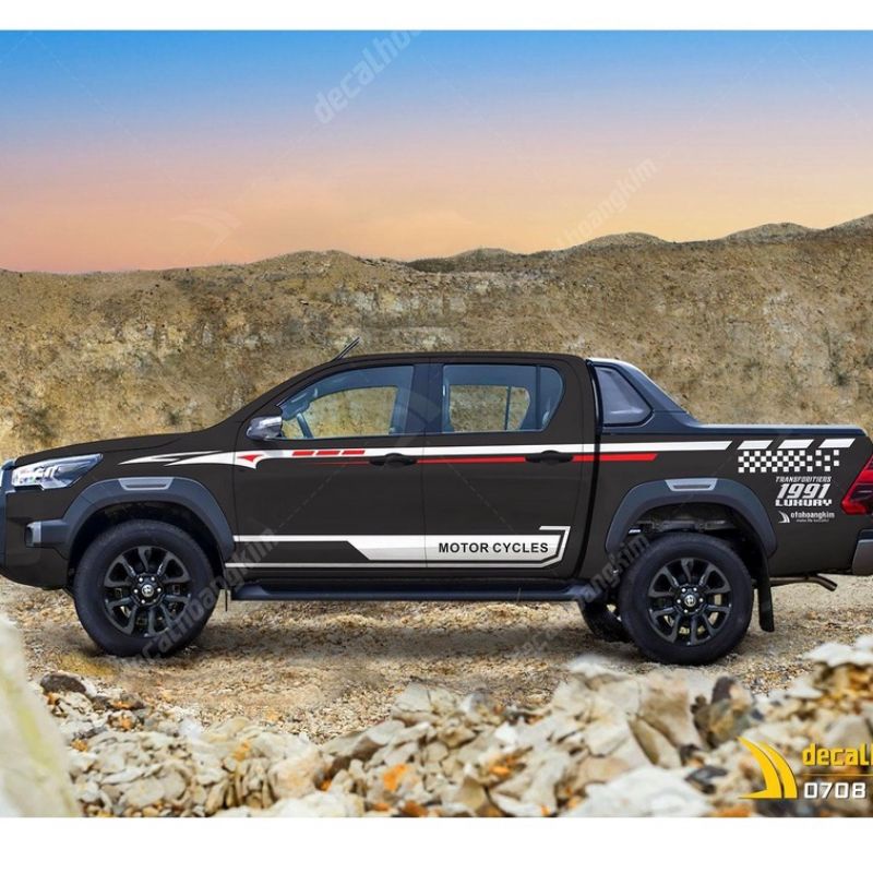 Hilux Strada Triton Navara Car sticker custom sticker | Shopee Malaysia