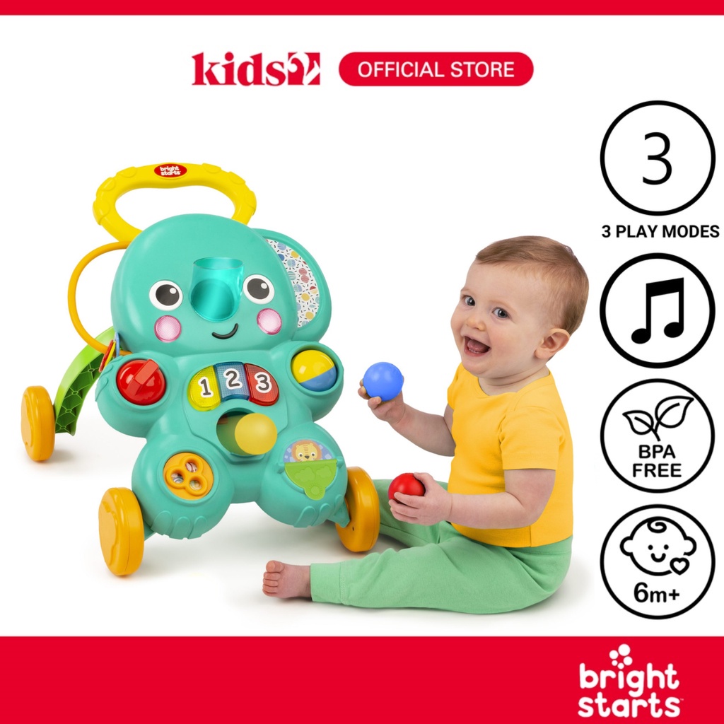 Bright Starts Stroll ’n Roll 2-in-1 Ball Play Walker (6 months- 3y/o) | Shopee Malaysia