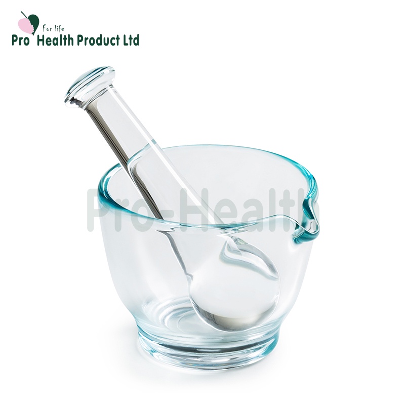 4/ 8/16OZ Glass Mortar and Pestle Set Pharmacy Medicine Mixer and ...