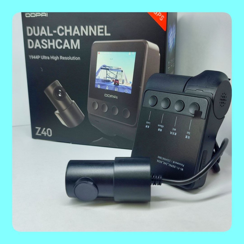 🌟🌟 READY STOCK 🌟🌟 DDPAI Z40 1944P DUAL-CHANNEL GPS CAR RECORDER DASH ...