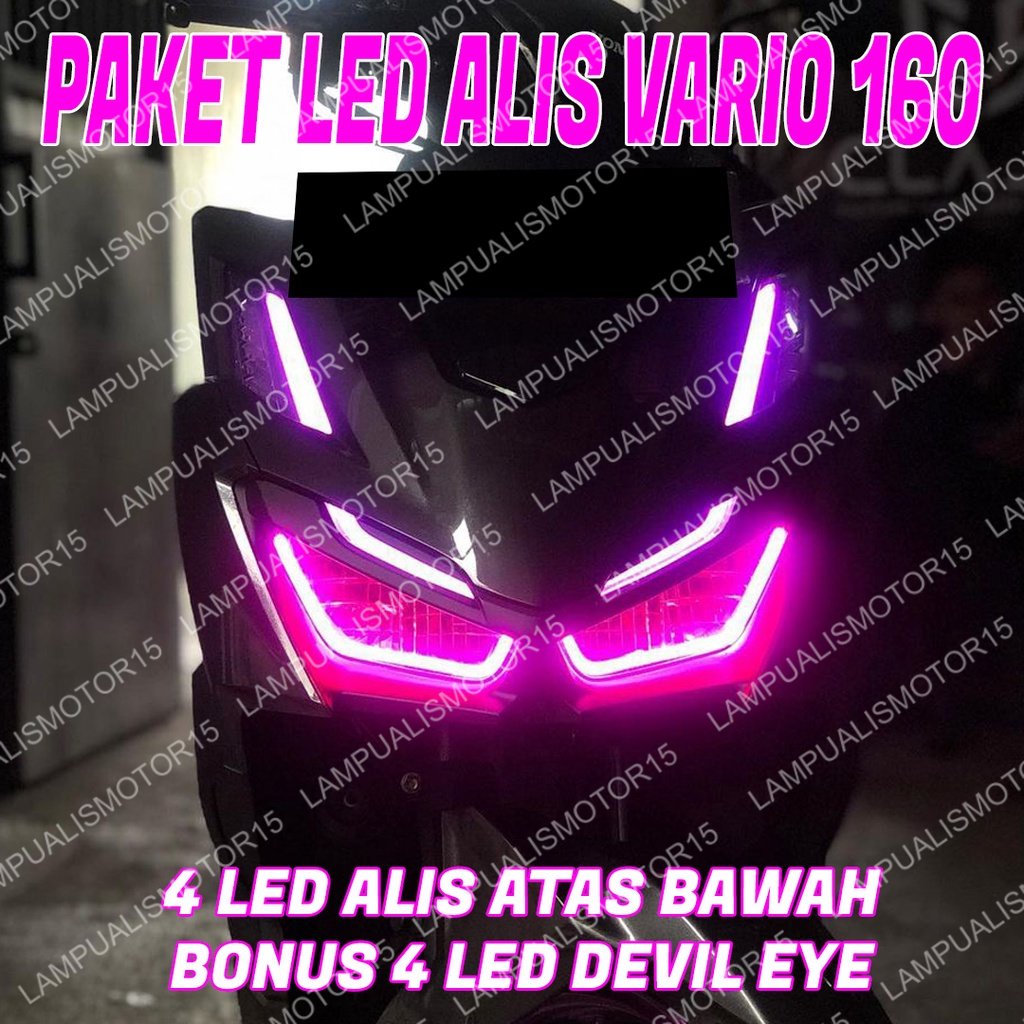 Package Of LED Eyebrow Lights BONUS DEVIL EYE VARIO 160 Eyebrow Lights ...