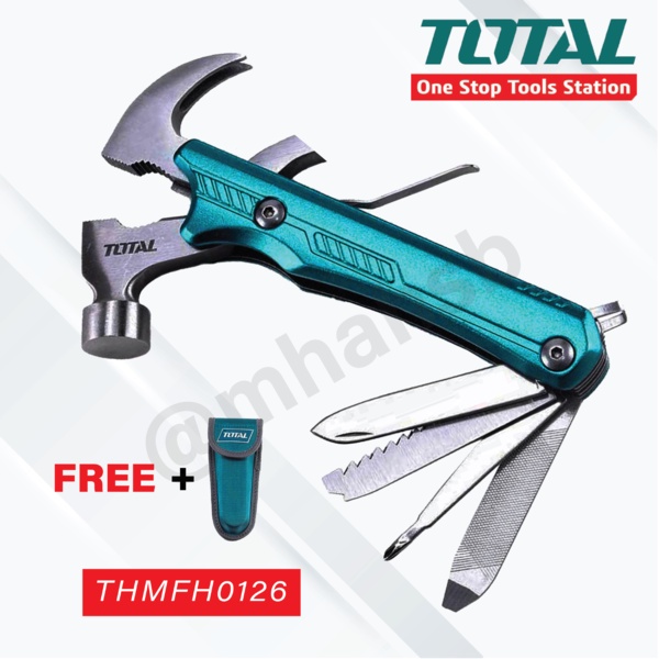 TOTAL THMFH0126 MULTI-FUNCTION HAMMER 12 FUNCTION | Shopee Malaysia