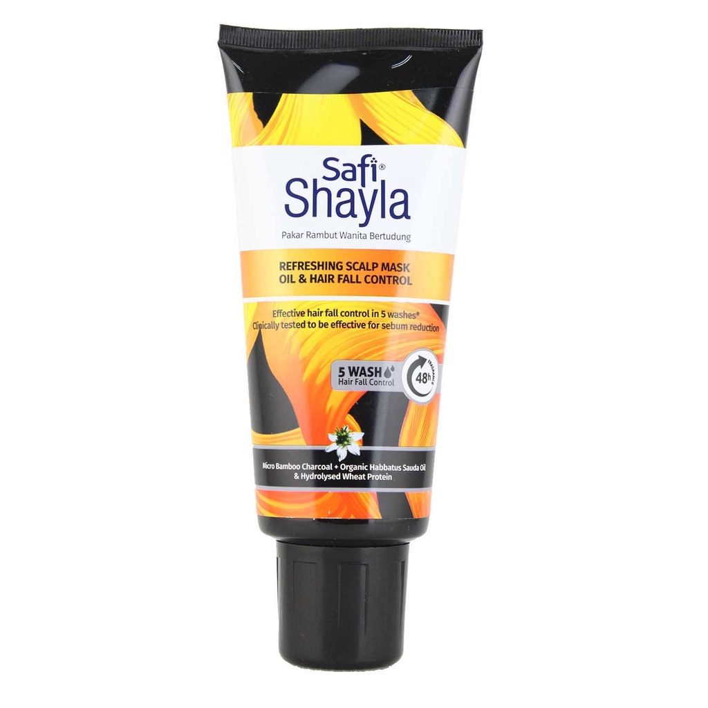 Safi Shayla Refreshing Scalp Mask - Oil & Hair Fall Control 160g ...