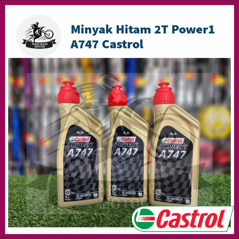Minyak Hitam 🔥 Castrol 🔥 2T Power1 A747 Racing Oil | Shopee Malaysia
