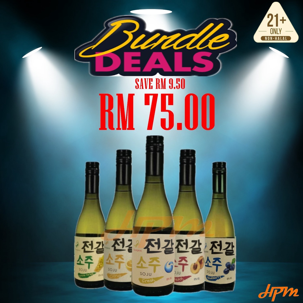 Scorpion Soju 蝎烧酒 (Original & Fruit Flavored) Bundle Pack 5 x 360ml | Shopee Malaysia
