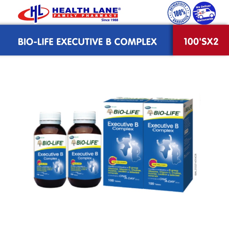 Bio-Life Executive B Complex (100's x 2) | Shopee Malaysia