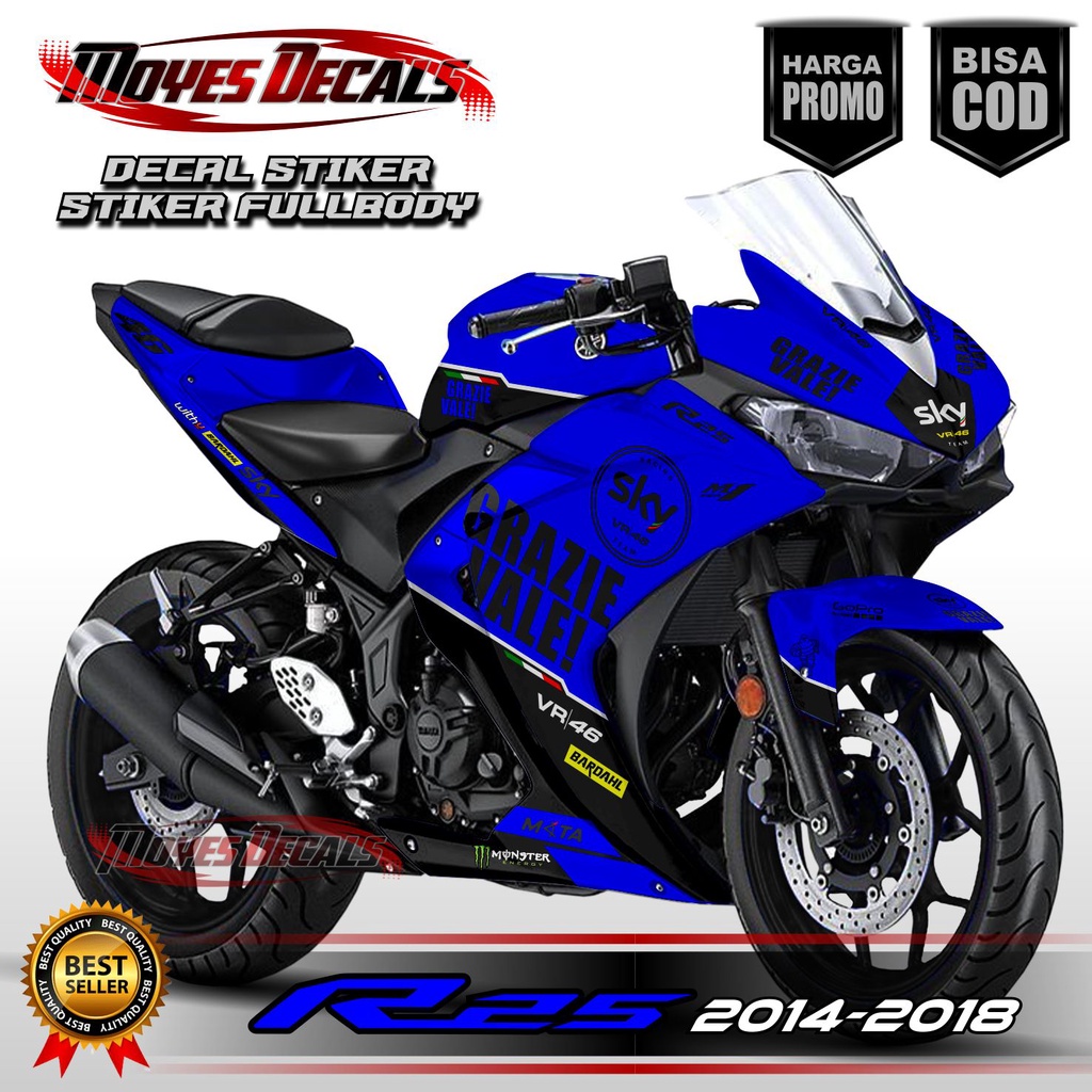 Striping Sticker R25 Fullbody Grazie Vale Decal Striping Sticker R25 ...