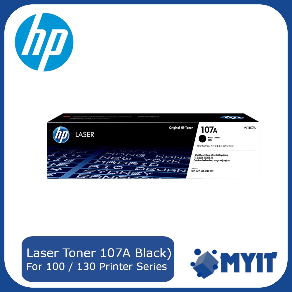 HP 107A Black Original Genuine Laser Toner Cartridge | Shopee Malaysia