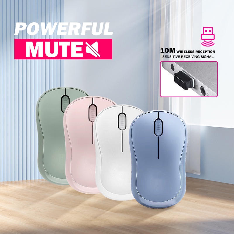 [Ready Stock]M221 with USB Mini Receiver with 1000DPI Silent Touch ...