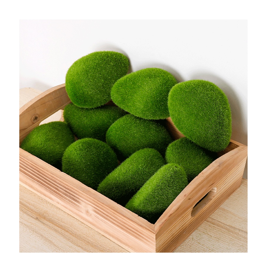 Premium Marimo Moss Balls Artificial Grass Stones Garden Terrarium 1pcs ...