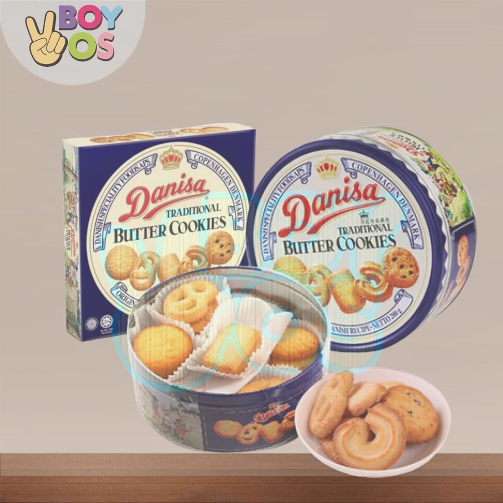 Danisa Traditional Butter Cookies 162g (Box) / 200g (Tin) | Shopee Malaysia