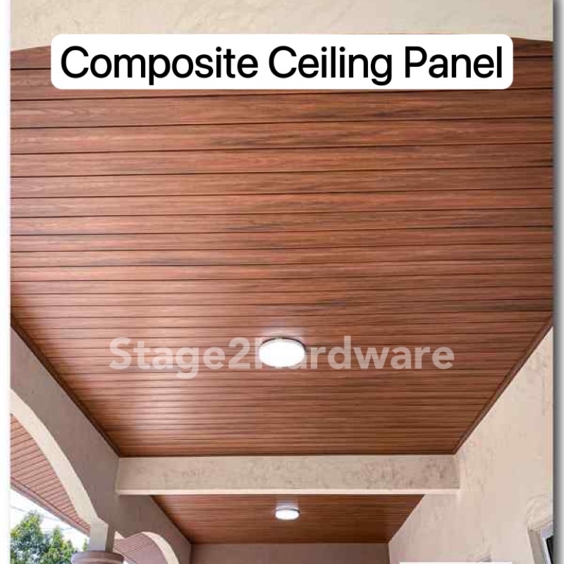 6Ft Composite Ceiling Wall Panel Home Ceiling/Wall 10cm x 11mm (Ready Stock) / Plaster Ceiling ...