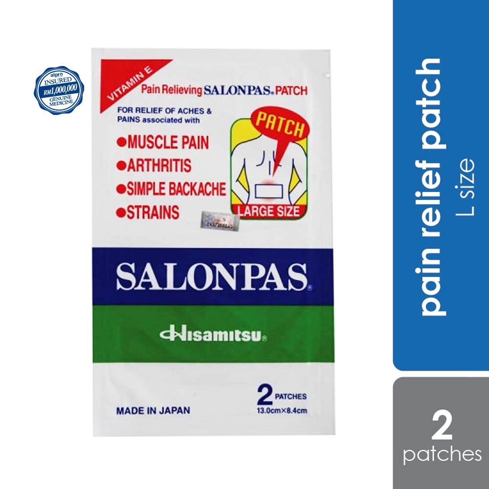 Hisamitsu Salonpas Patch 2s | L Size | Shopee Malaysia