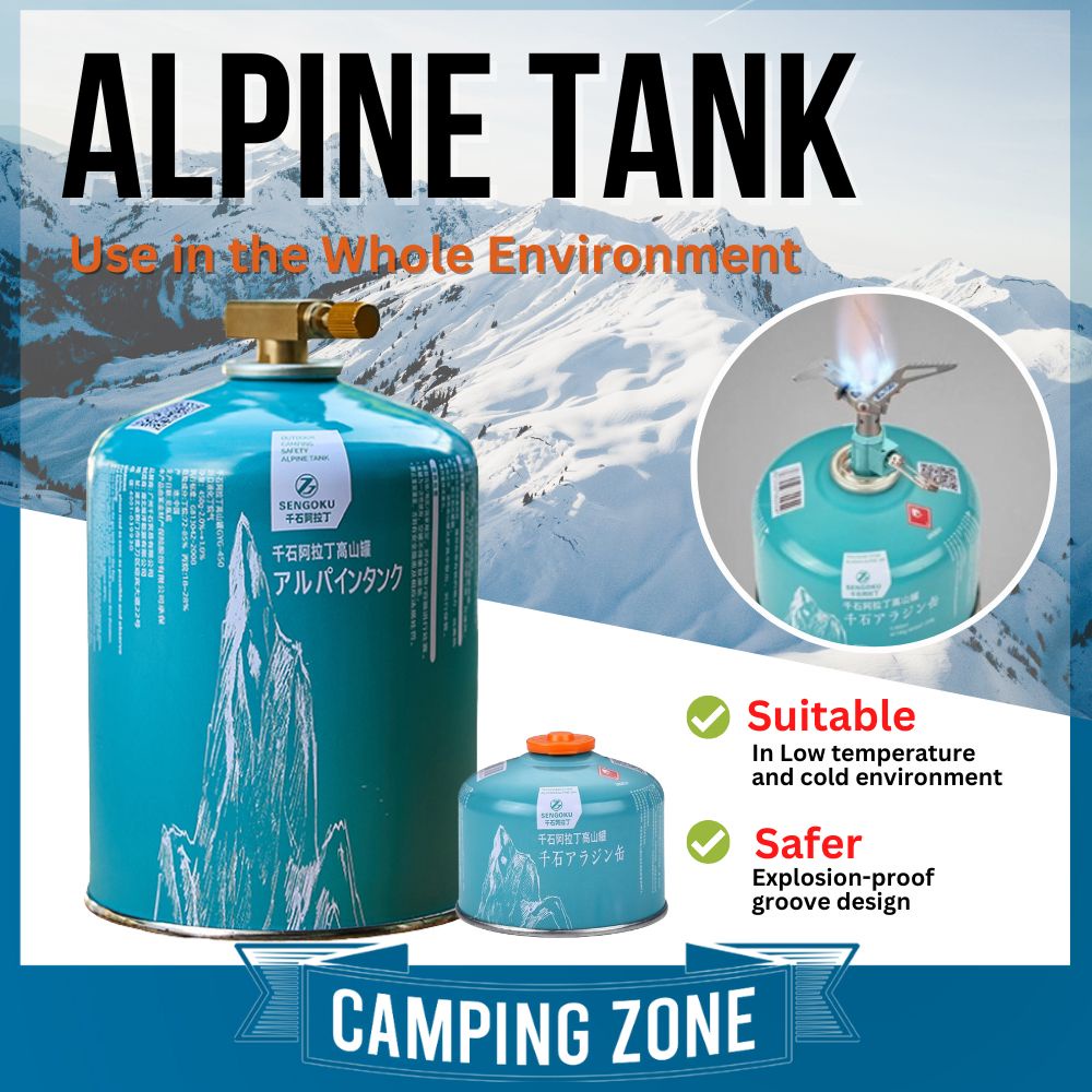 SENGOKU Butane Cartridge Portable Catridge Camping Canister Outdoor ...