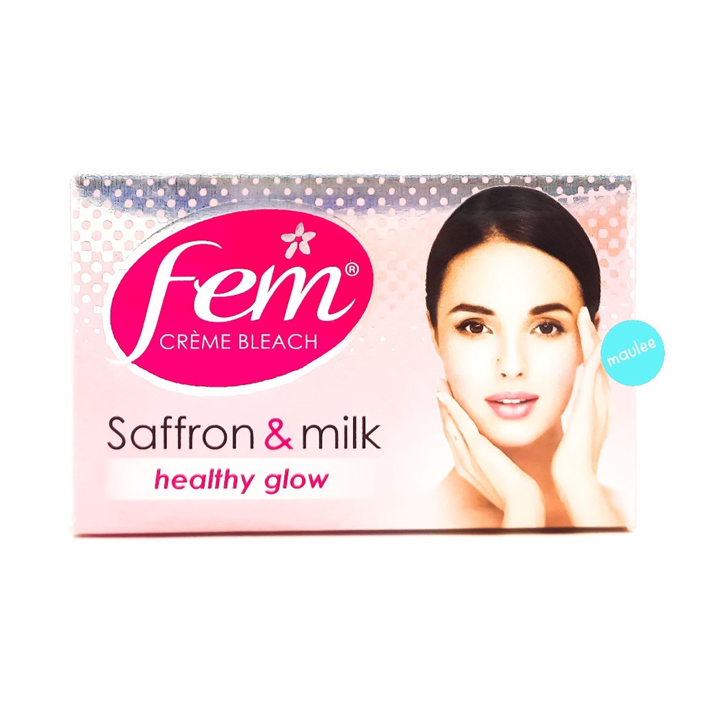 Fem Creme Bleach Saffron & Milk 314.4g | Shopee Malaysia