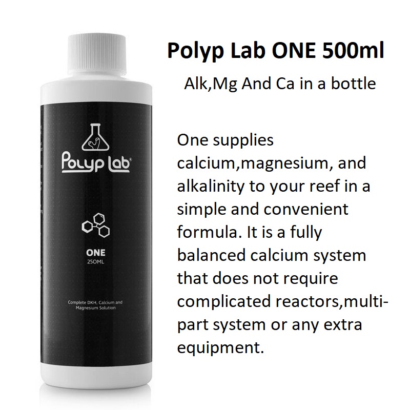 Polyp Lab ONE 500ml Alk,Mg And Ca in a Bottle | Shopee Malaysia