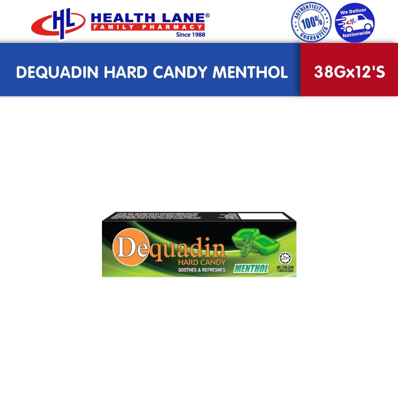 Dequadin Hard Candy Menthol (38g x 12's) | Shopee Malaysia