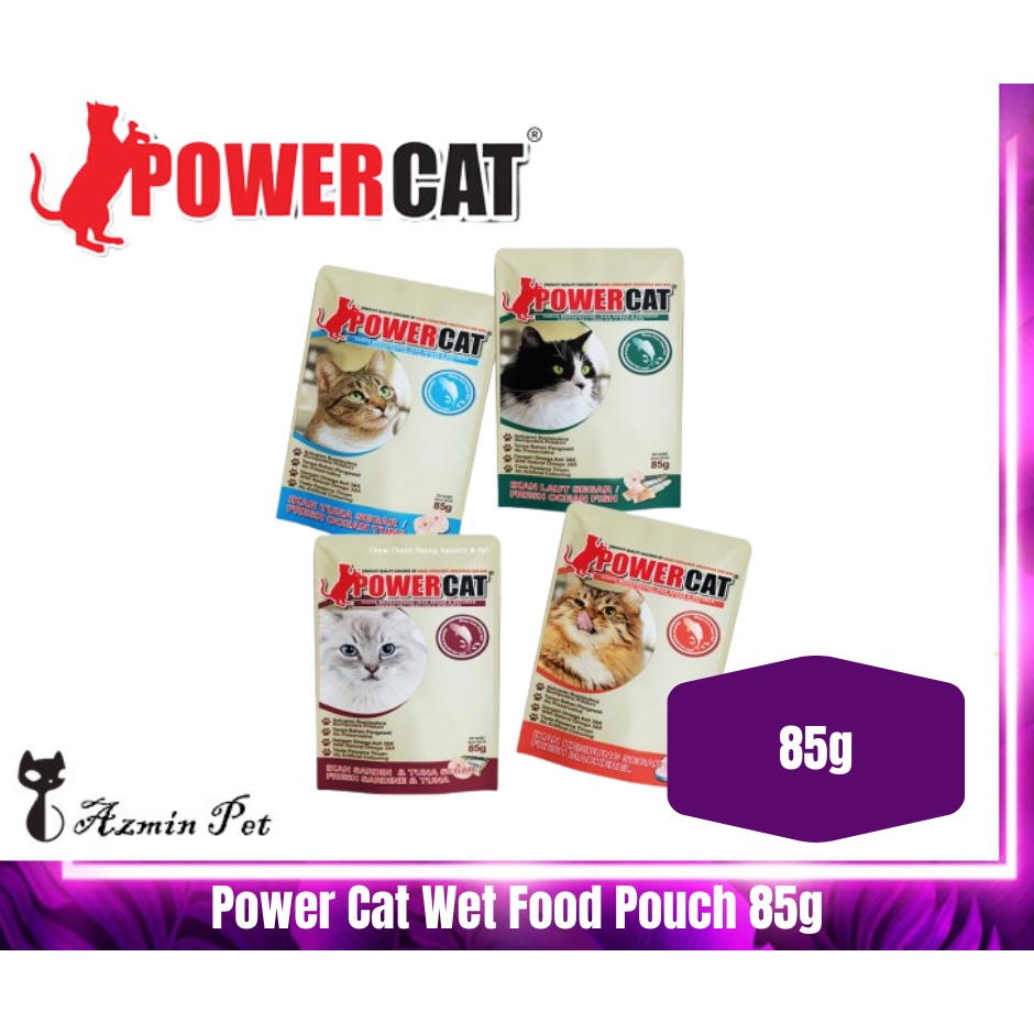 Power Cat Wet Food Pouch 85g | Shopee Malaysia