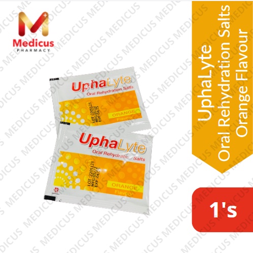 Uphalyte Oral Rehydration Salts Orange Flavour 1's (Exp: 04/2025 ...