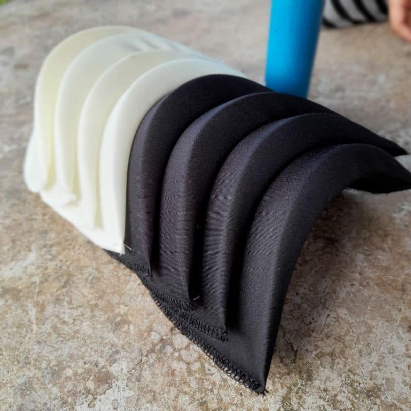 Span bahu siap kain / shoulder padding 3/8" 1/4" 1/2" 3/4" 1' sepasang ...