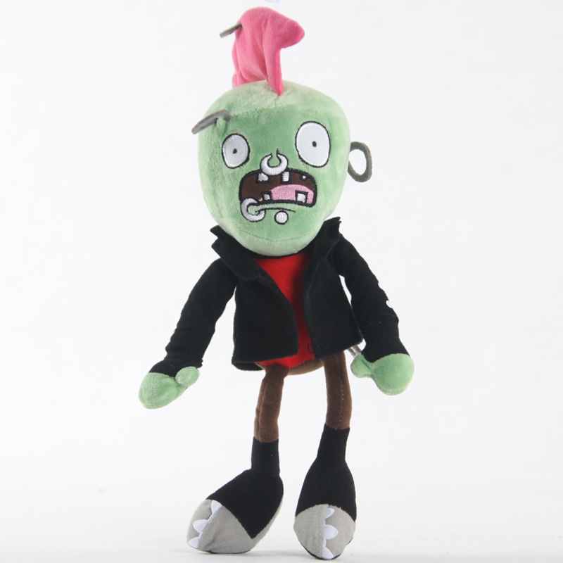30cm Plants VS Zombies Stuffed Plush Doll Toys Microphone Zombie ...