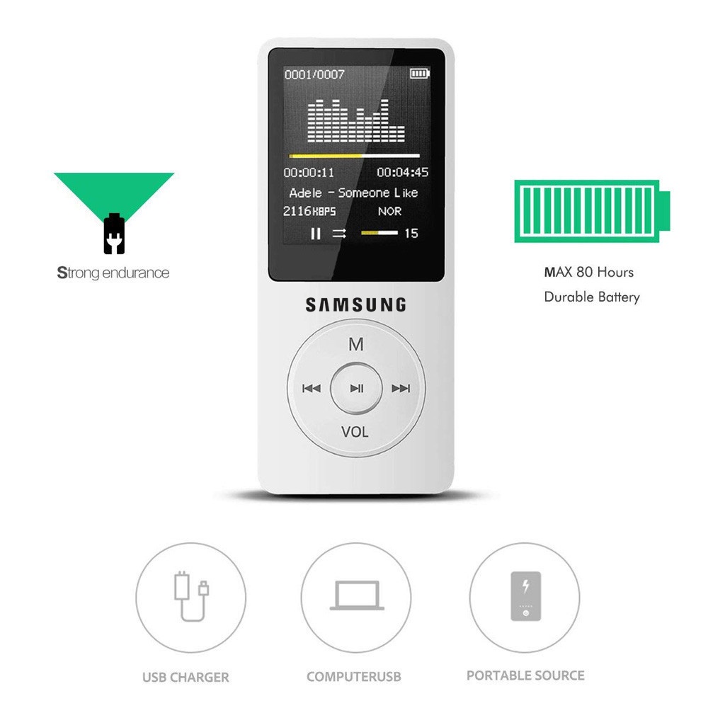 Samsung Walkman Portable MP4 Player LCD Screen Radio Video Music Memory ...