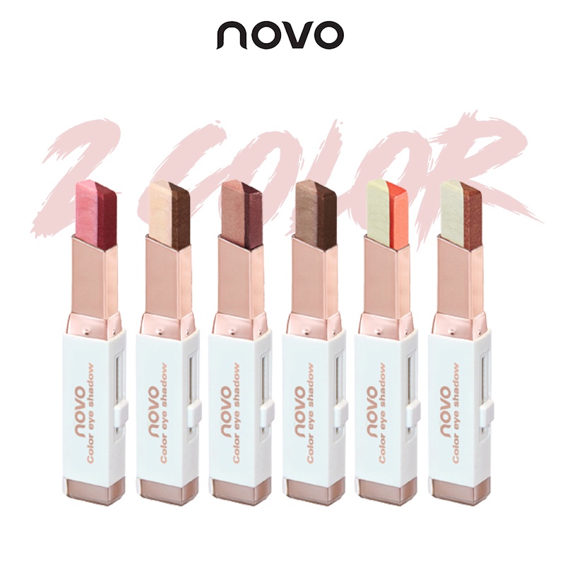 CLOT Novo Viral Eyeshadow Stick 2 Color Gradient Waterproof Eyeshadow ...