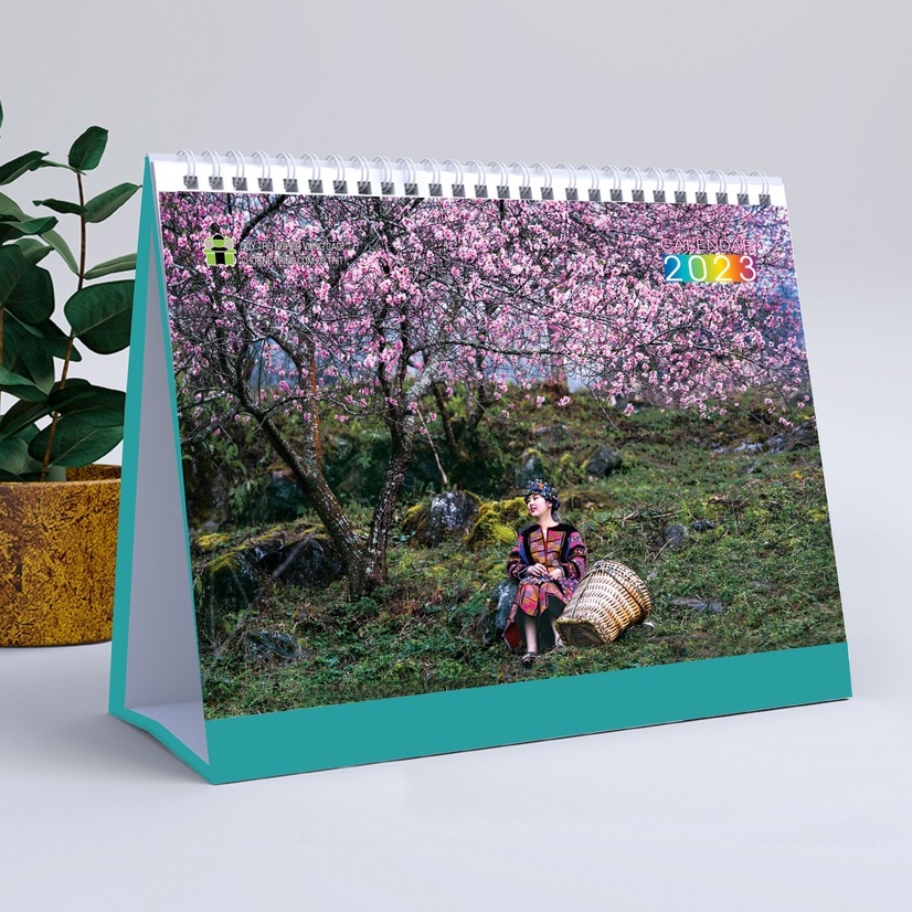Landscape Table Calendar High Area 2023 Rice With Meat | Shopee Malaysia